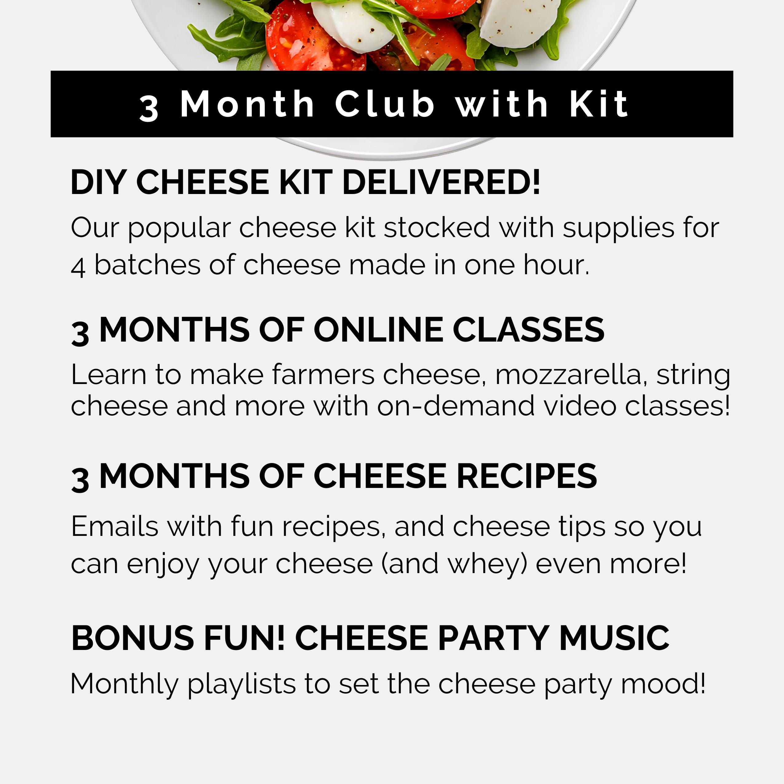 DIY Cheese Making Kit | Mozzarella, Ricotta, Farmers Cheese - Etsy
