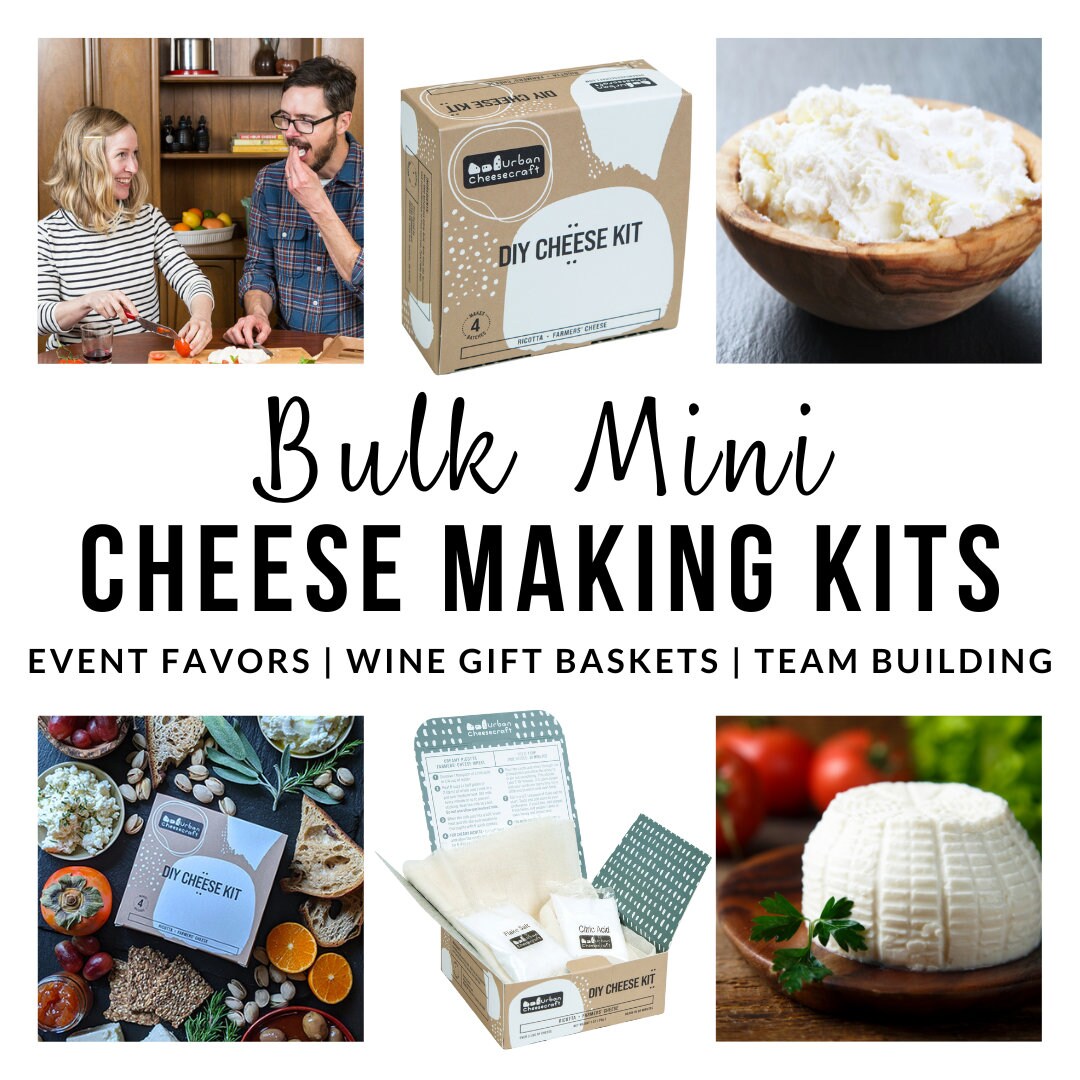 12 Cheese Making Kits, Barn Wedding Favors, Farm Event Gift Bags ...
