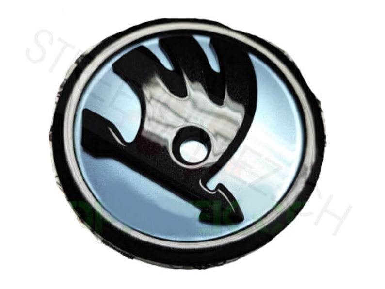SKODA OCTAVIA III Front Logo / Emblem - Two-tone Original Colors - Etsy ...
