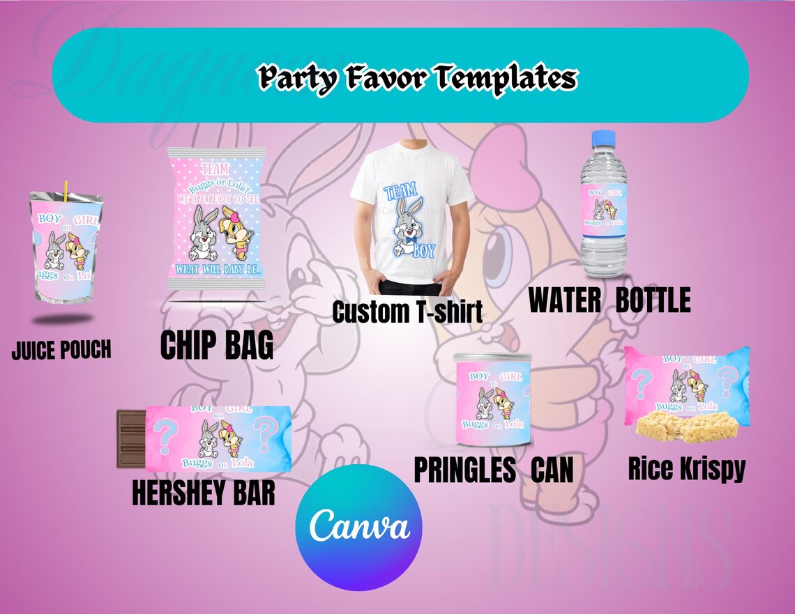 Lola and Buggs Customized Chip Bags Canva Link (PRO VERSION) Printable ...
