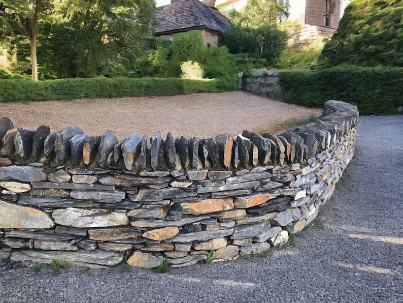 Rustic Grey Slate Walling Stone - Etsy UK