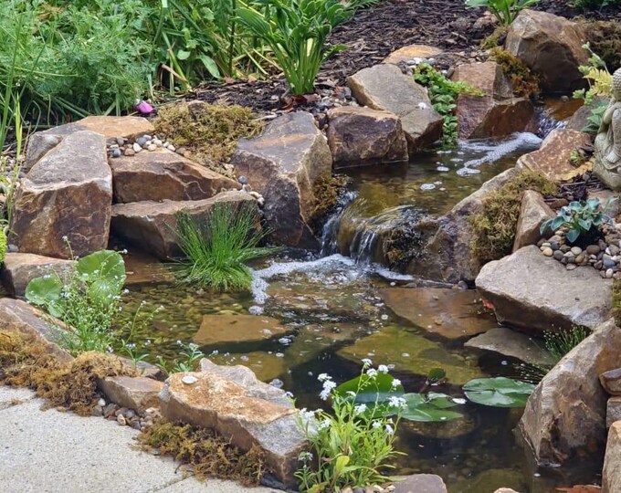 Golden Granite Rockery / Pond Edging - Etsy UK