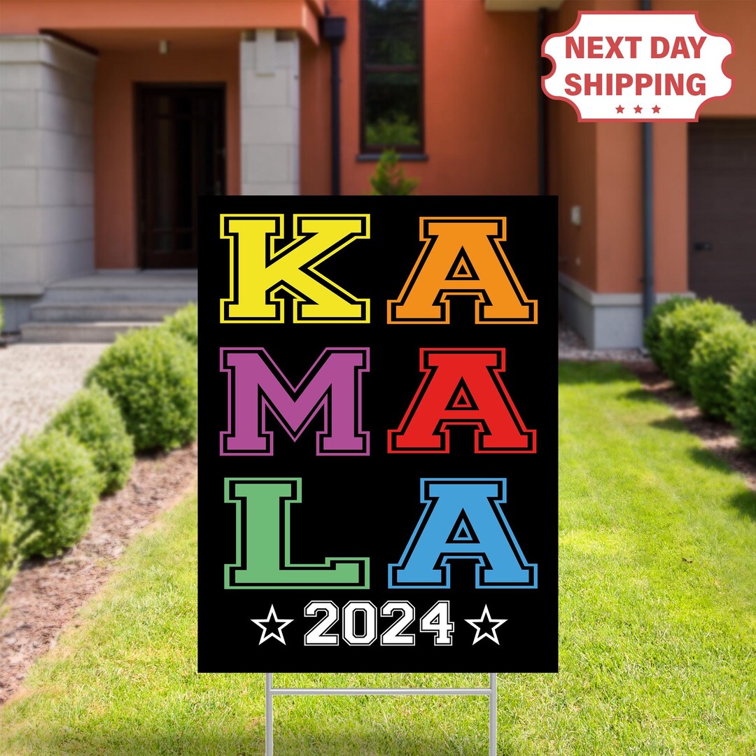 Kamala 2024 Yard Sign, Kamala for President, Presidential Election ...