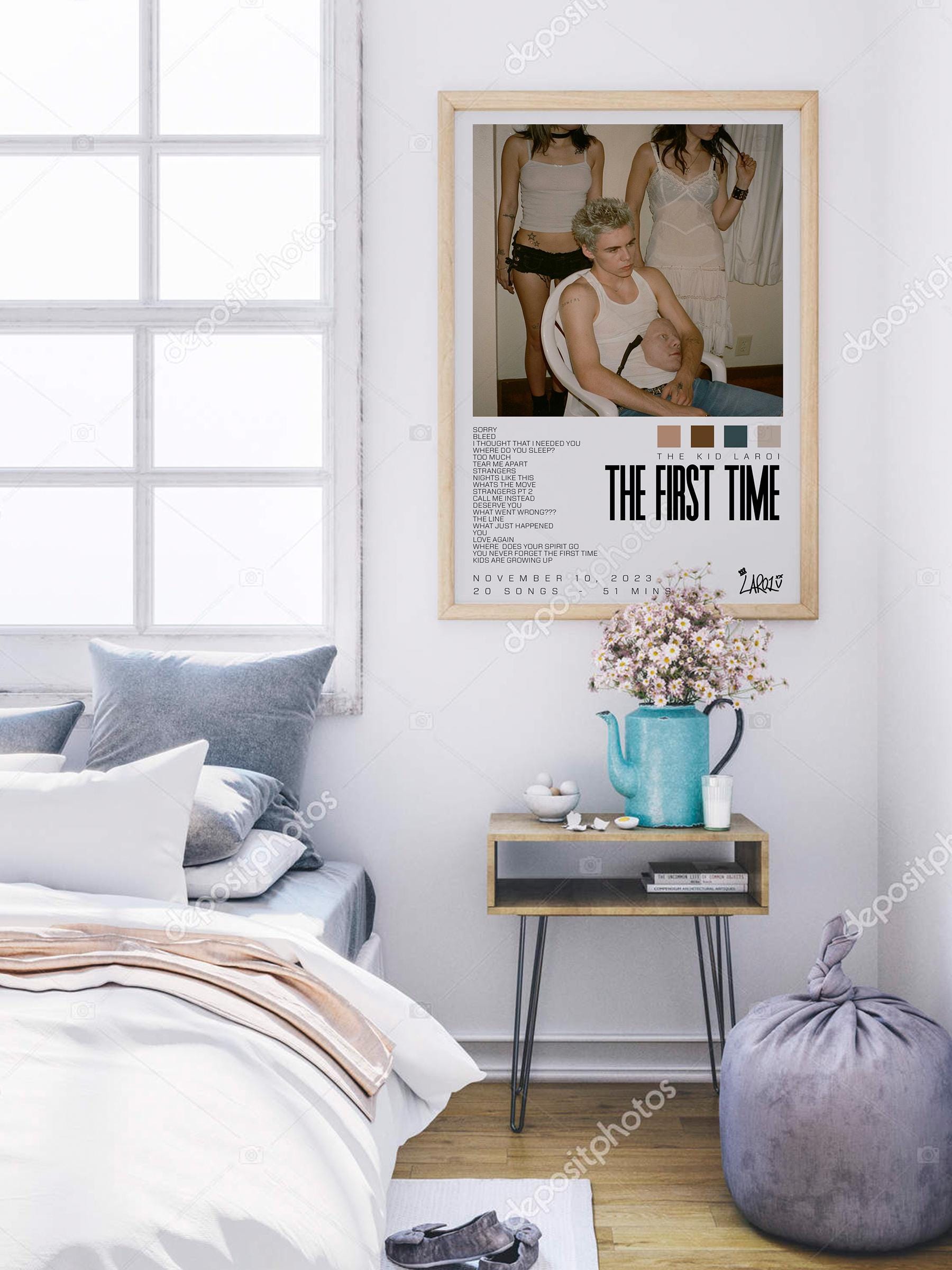 The Kid Laroi Poster the Kid Laroi Print the First Time Poster Gifts for Him Album Art Music ...