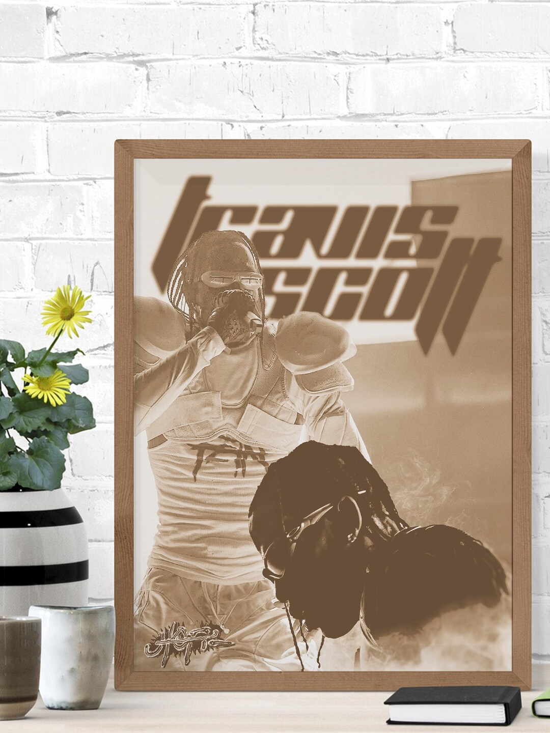 Travis Scott Poster Travis Poster Travis Scott Wall Art Travis Scott ...