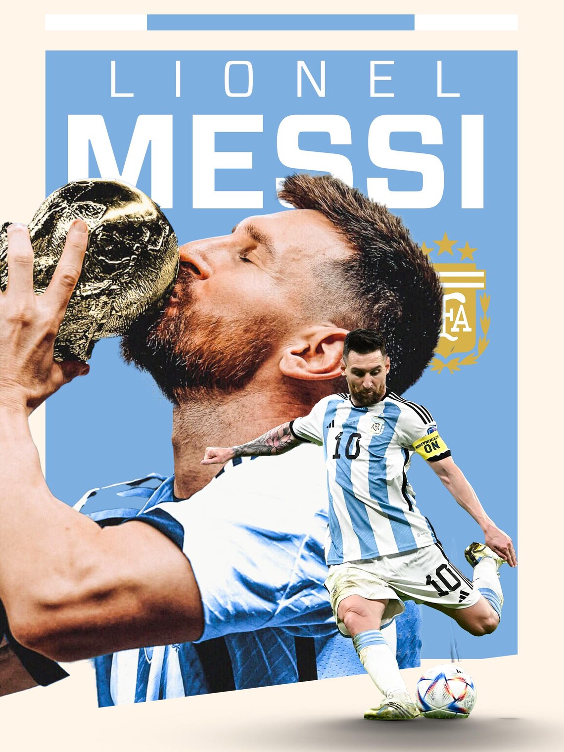 Messi Poster Soccer Poster Lionel Messi Poster Argintina Poster Messi ...