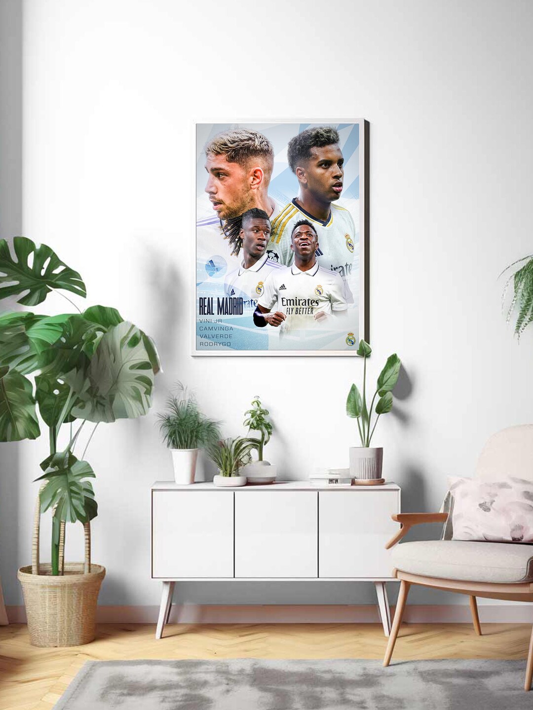 Real Madrid Poster Vini Jr Poster Rodrygo Poster Camavinga Poster Real ...