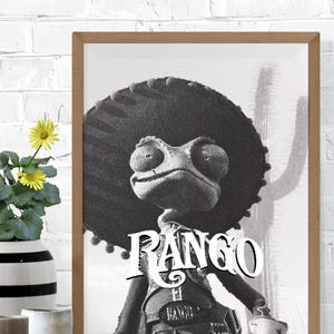 Rango Movie Poster, Rango Wall Decor, Wall Art, Movie Posters, Rango ...