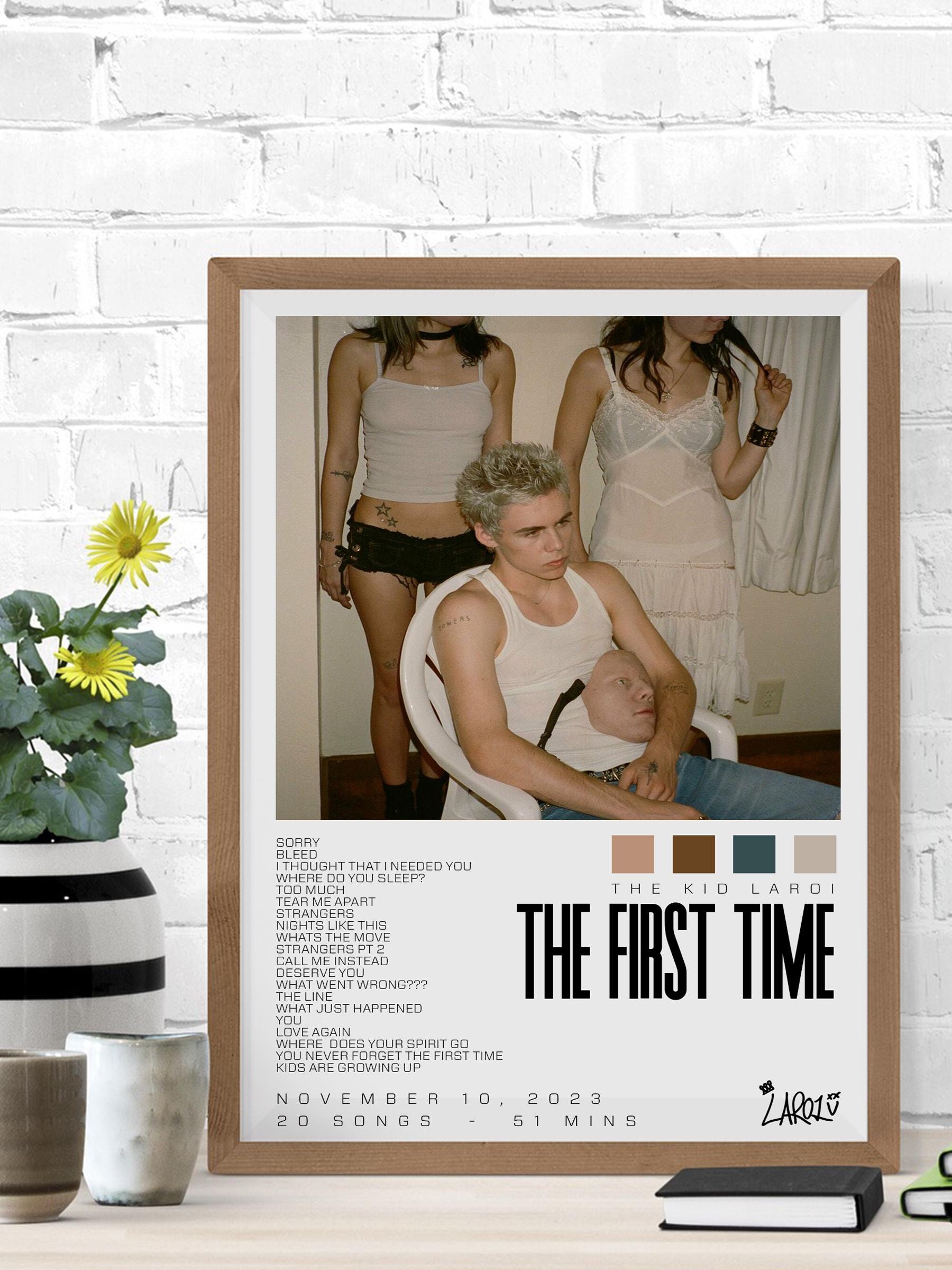 The Kid Laroi Poster the Kid Laroi Print the First Time Poster Gifts for Him Album Art Music ...