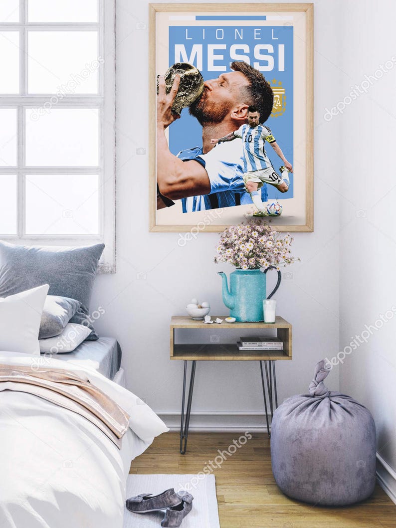 Messi Poster Soccer Poster Lionel Messi Poster Argintina Poster Messi ...