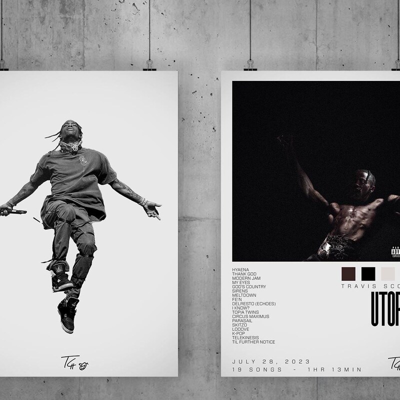 Travis Scott Poster - Etsy