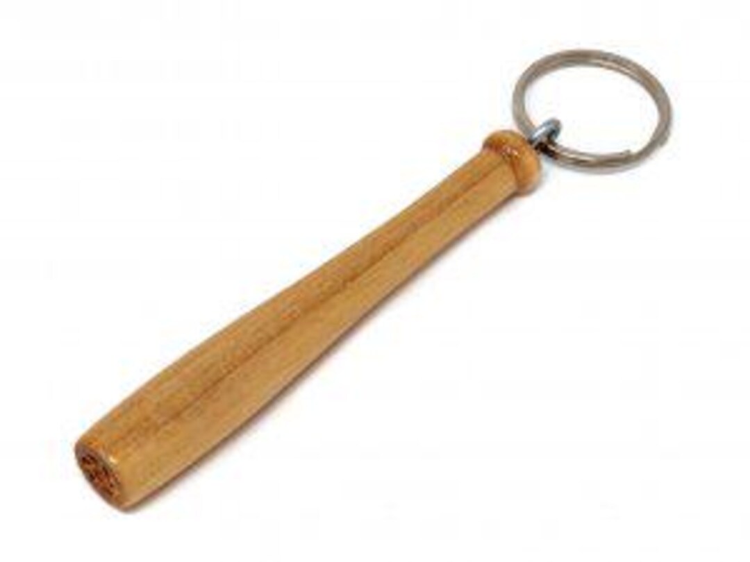 Personalize Baseball Bat Keychain - Engrave, Customize, Gift for Coach ...