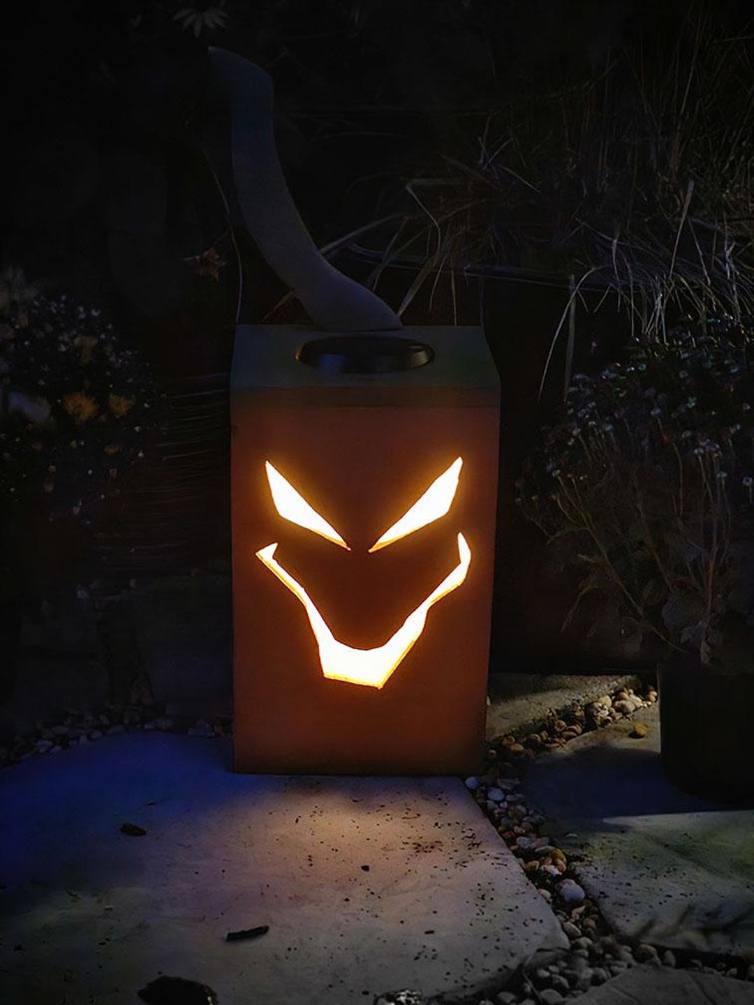 The OG (orange and Green) Jack O Lantern Halloween Solar Pumpkin Light ...