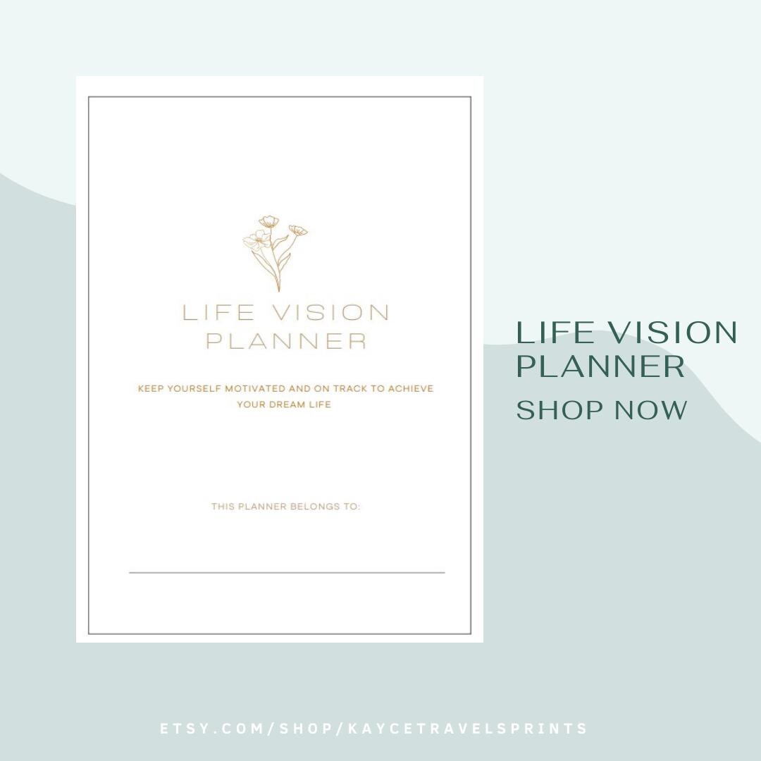 Printable Life Vision Planner - Etsy