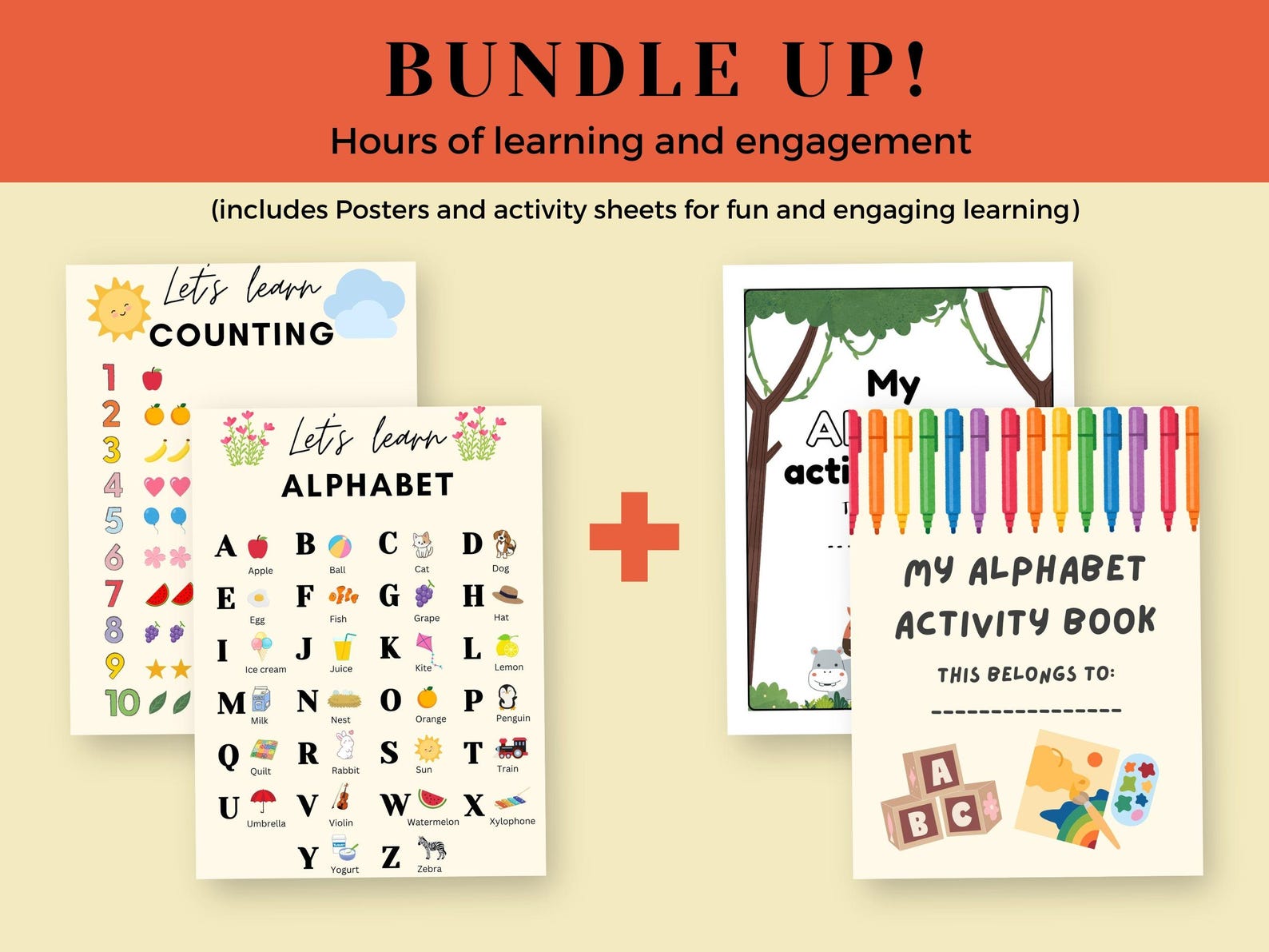 Set of 8 Bilingual English and Chinese Educational Posters + Activity ...