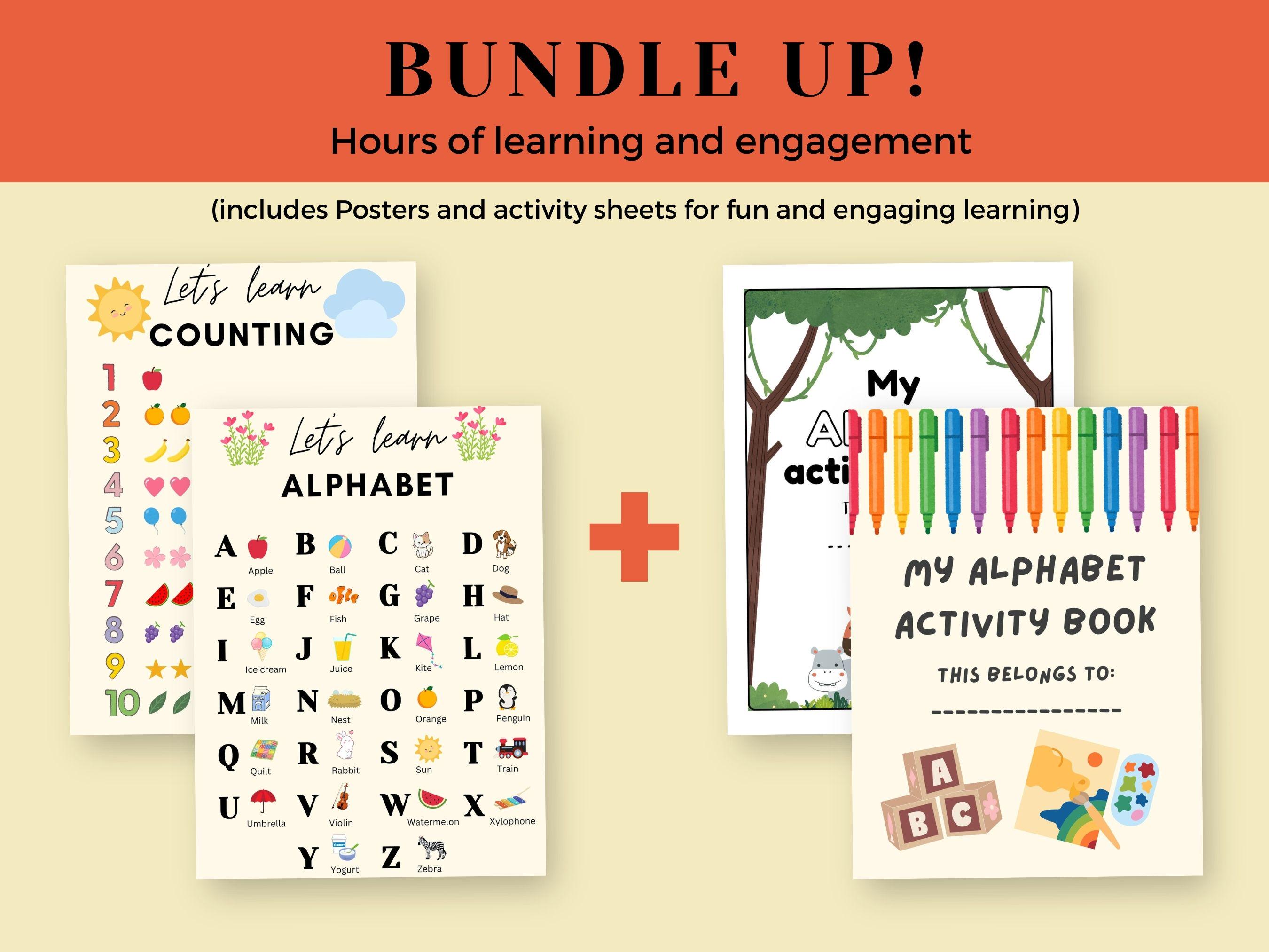 Set of 8 Bilingual English and Chinese Educational Posters + Activity ...