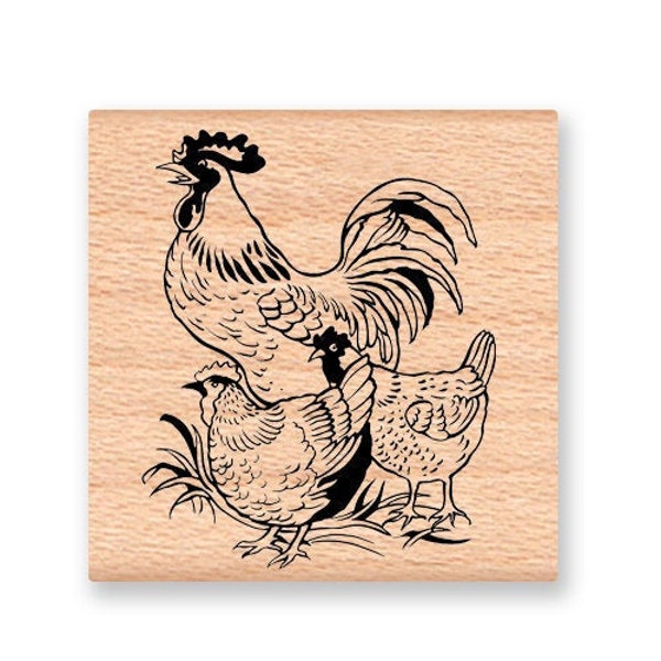 Hen Rubber Stamps - Etsy