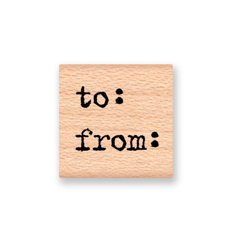 To From Stamp - Etsy