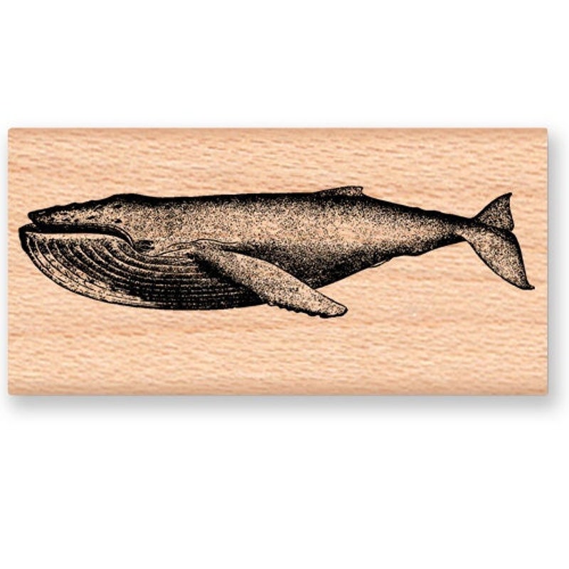 Whale Rubber Stamp - Etsy