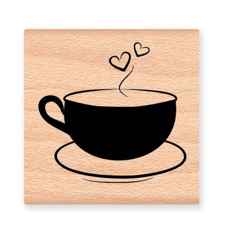 Coffee Cup Stamp - Etsy