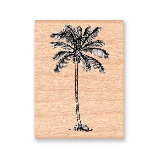 Palm Tree Stamp - Etsy
