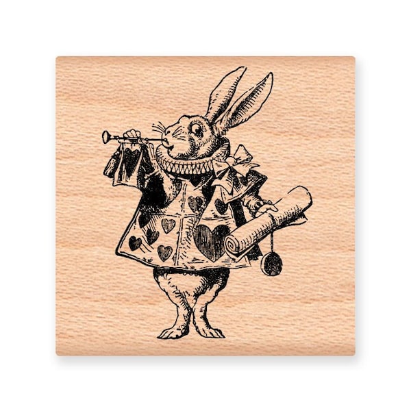 Alice in Wonderland Rubber Stamp - Etsy