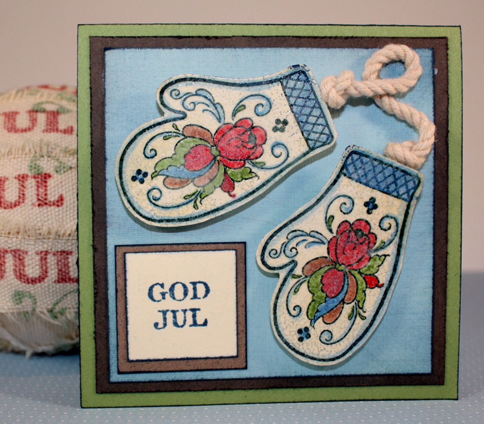 MITTENS RUBBER Stamptwo Stamp Setleft and Rightscandinavian - Etsy