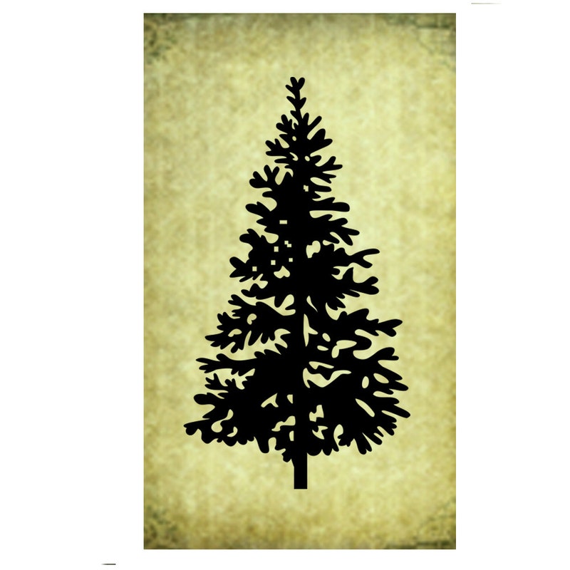 Tree Rubber Stamp - Etsy