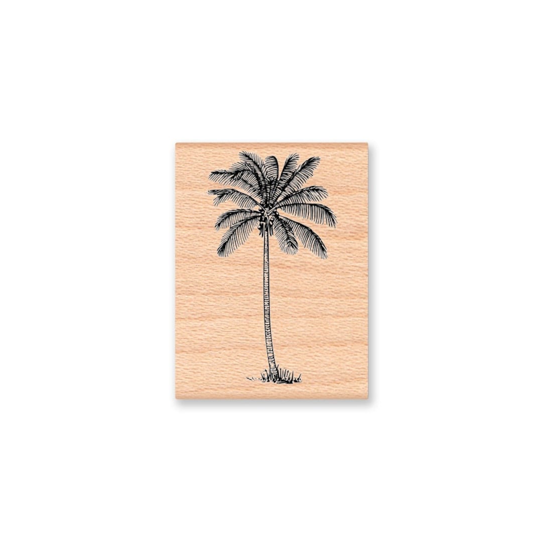 TROPICAL PALM TREE -coconut Tree- Two Sizes - Small and Large-wood ...