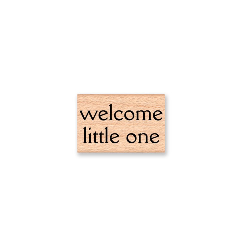 NEW BABY Rubber Stampschapter One: I Am Born.welcome Little - Etsy