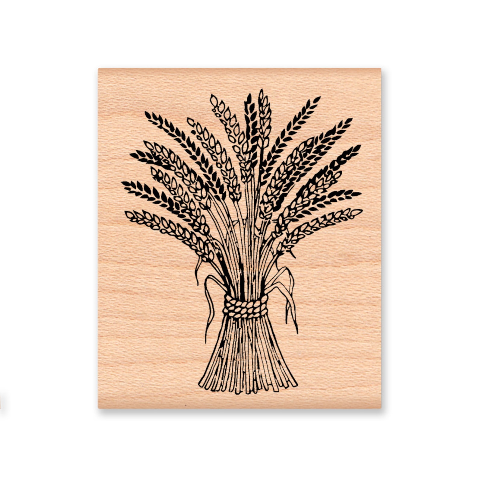 AUTUMN WHEAT Rubber Stamp~haravest Wheat~fall DIY Decor~thanksginving ...