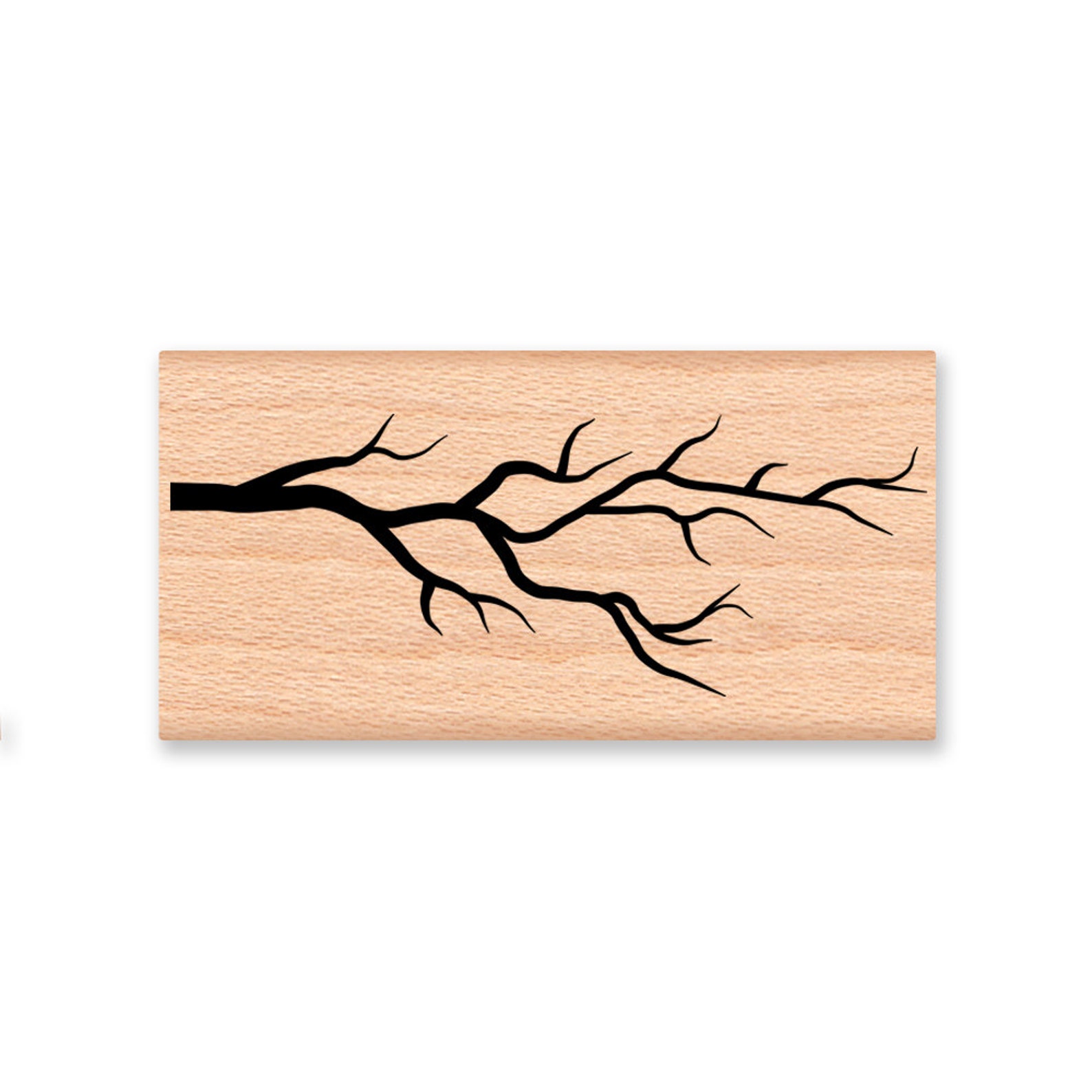 TREE BRANCH Rubber Stamp~silhouette Branches~baretwigs~woods Forest ...