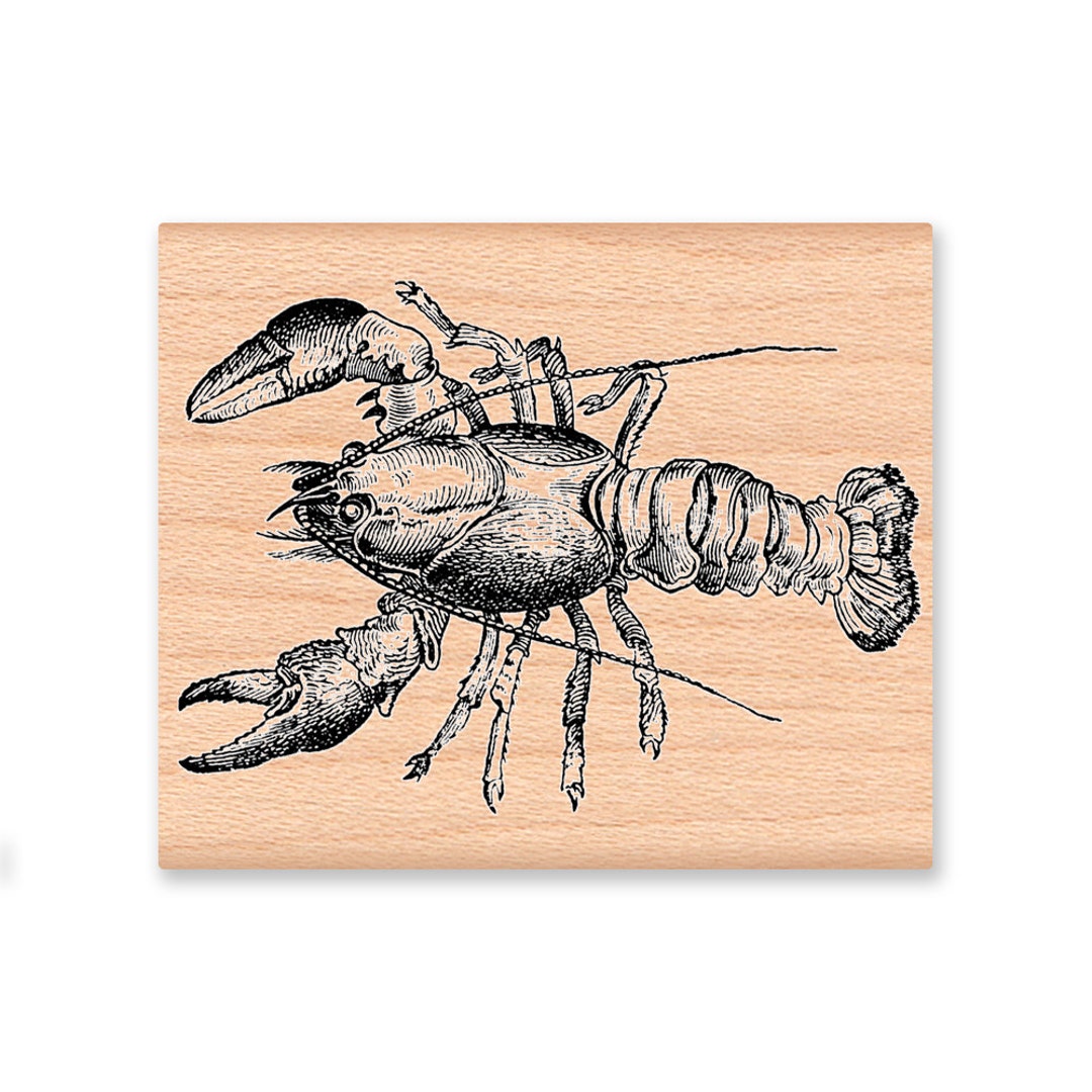 LOBSTER Stamplobsterspinymaineoceansealifeseabeachpartylarge Stampparty ...