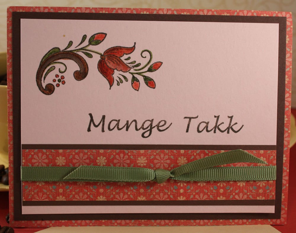 MANGE TAKK many Thanks Wood Mounted Rubber Stamp mcrs - Etsy