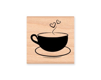 Coffee Cup Stamp | Etsy