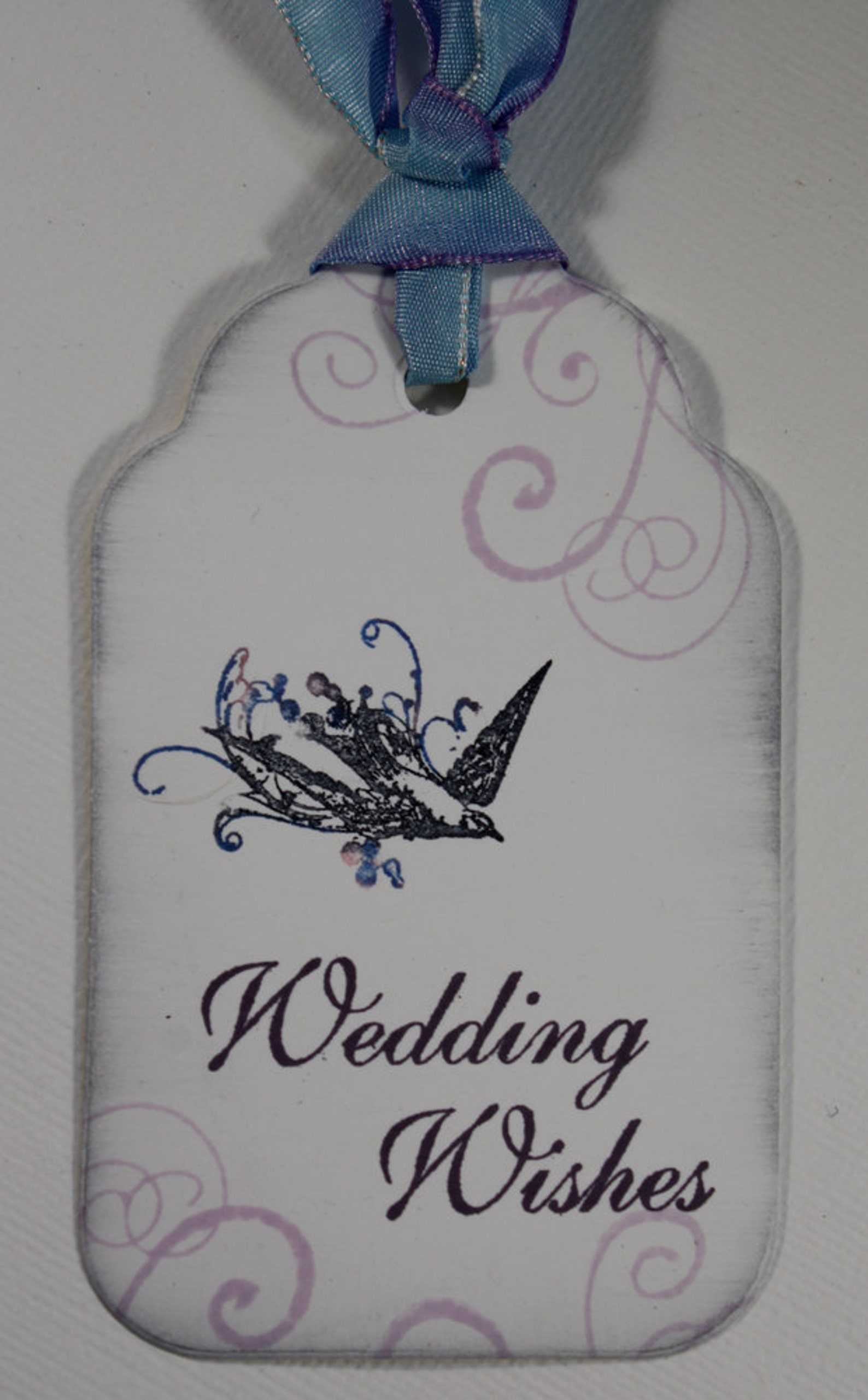 Wedding Wishes Formal Script Font Wood Mounted Rubber - Etsy