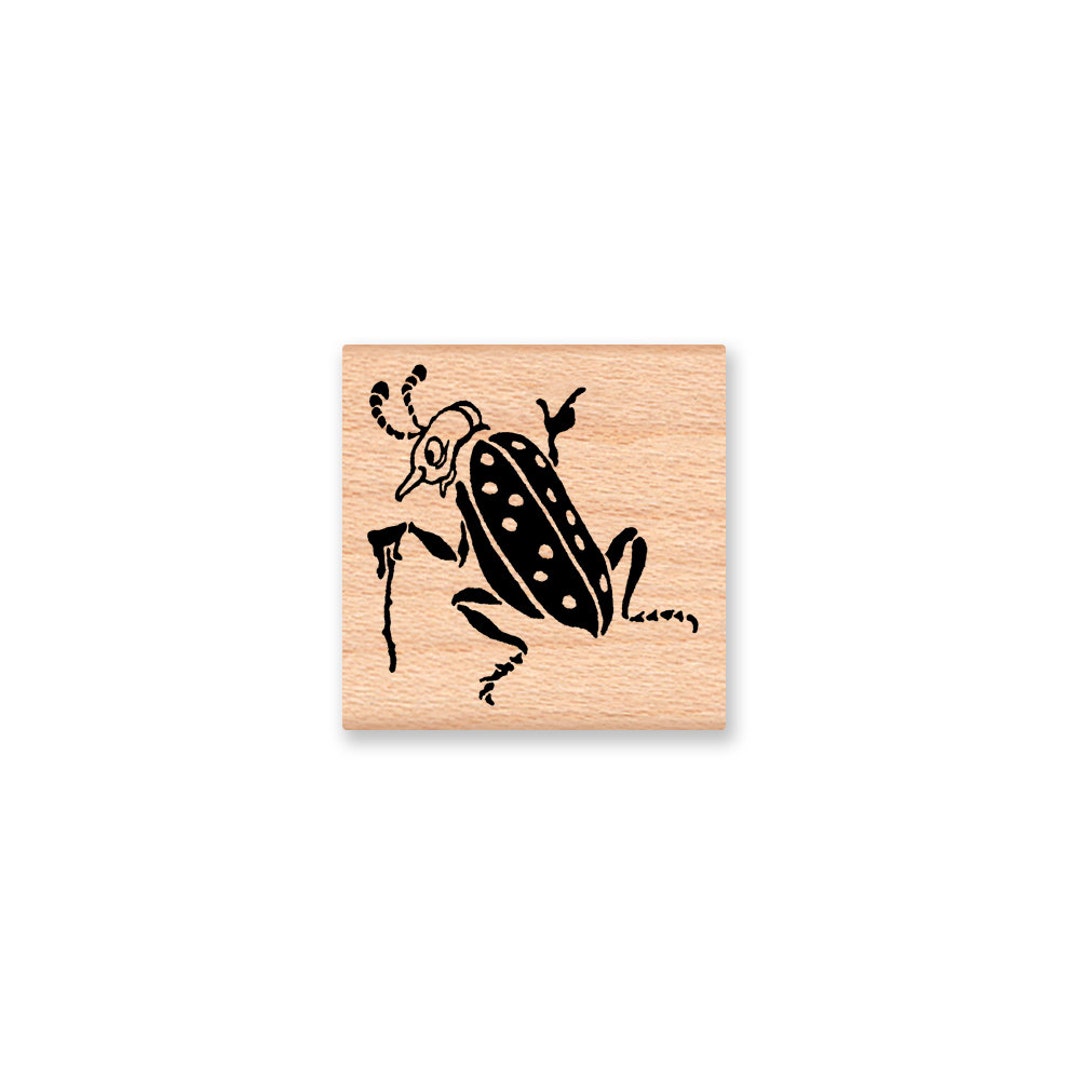 BEETLE Bug-wood Mounted Rubber Stamp (MCRS 27-15) - Etsy