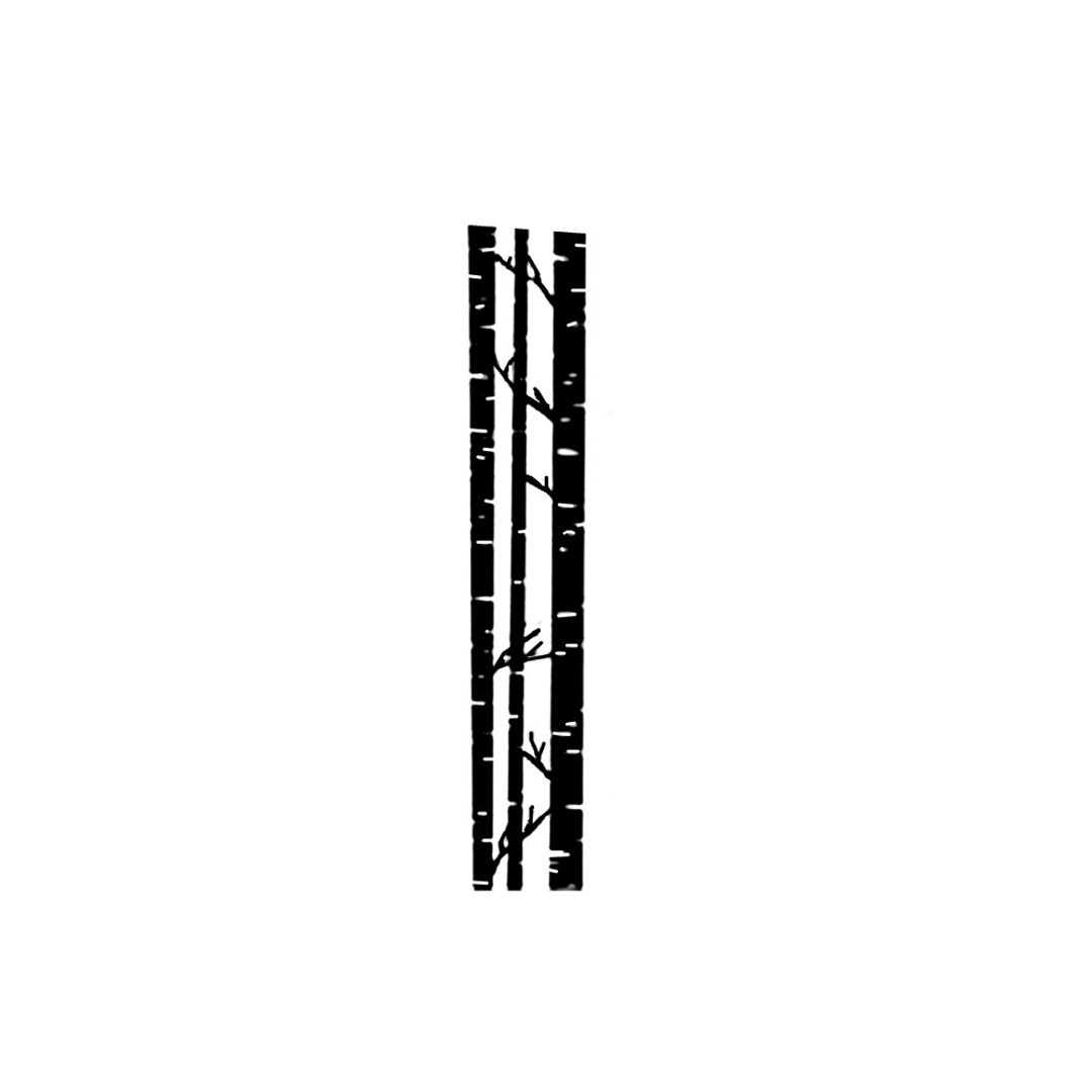 BIRCH TREE Rubber Stamp~birch Trees~tree Trunk Bark~white Birch ...
