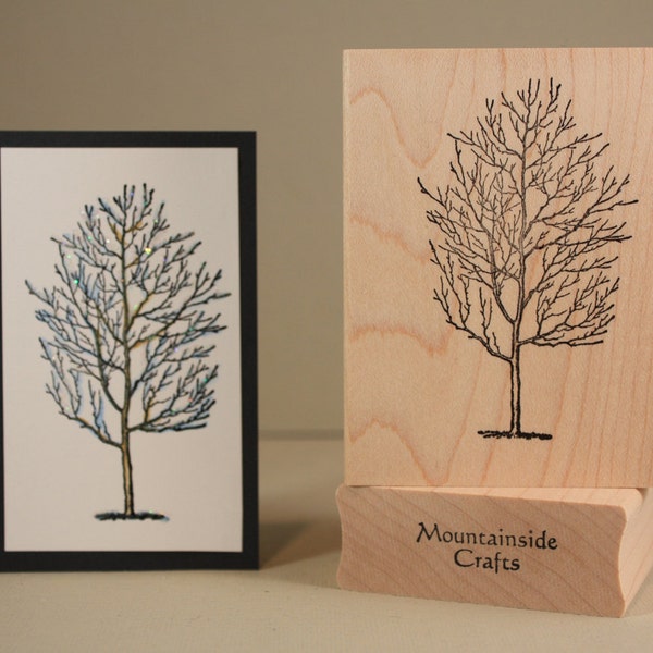 Bare Tree Stamp - Etsy