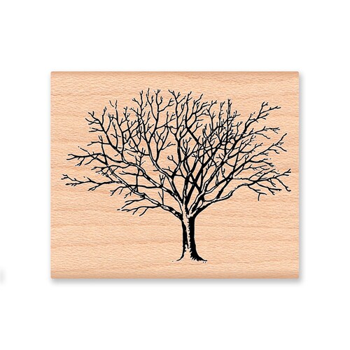 BARE TREE Rubber Stampperfect Tree Stamp for Autumn and Fall - Etsy