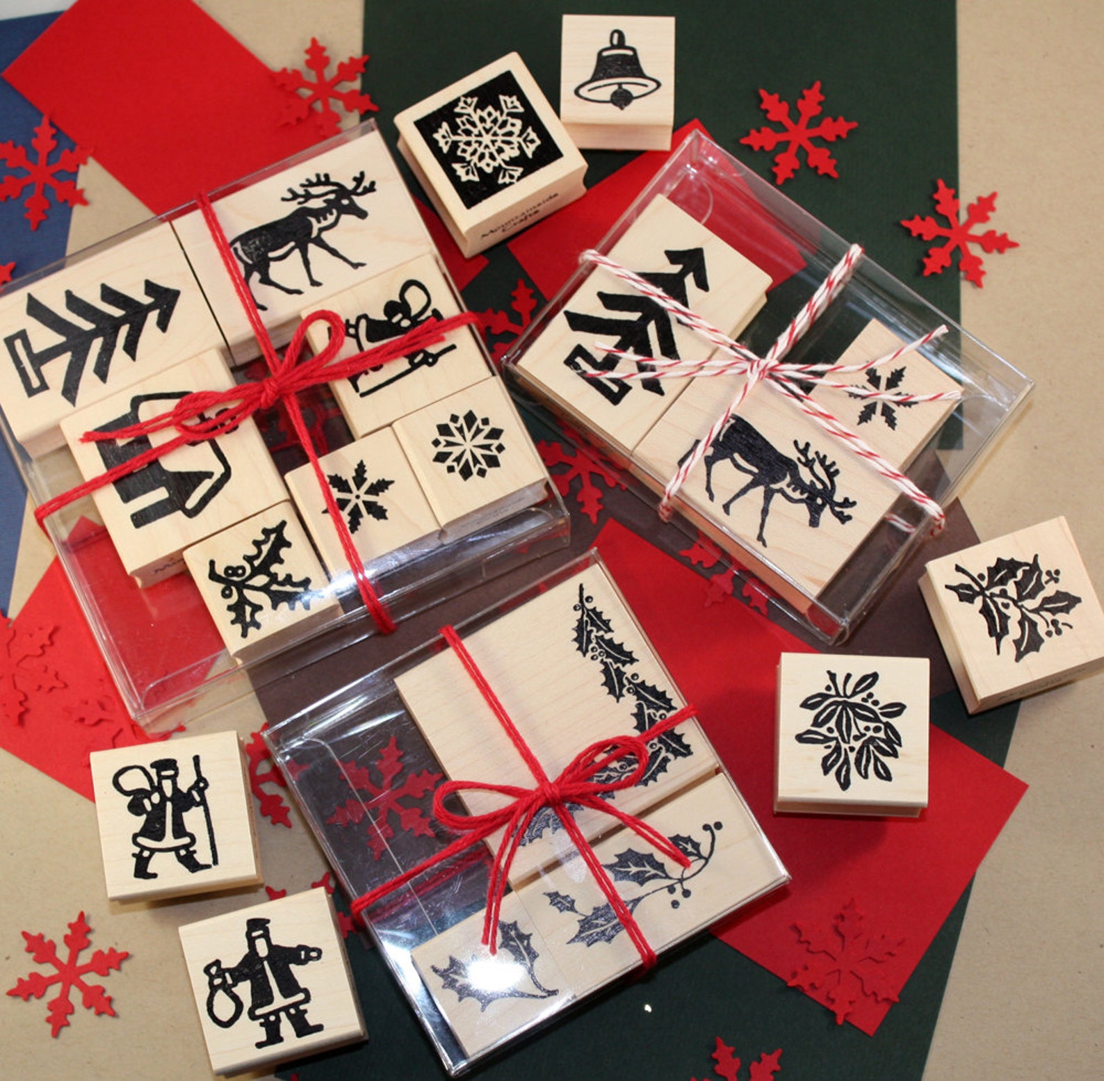 BLOCK PRINT Snowflakeblock Print Christmas Holiday Winter Tag - Etsy