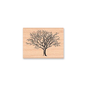 BARE WINTER TREE Rubber Stamp~available in Two Sizes~autumn Fall or ...