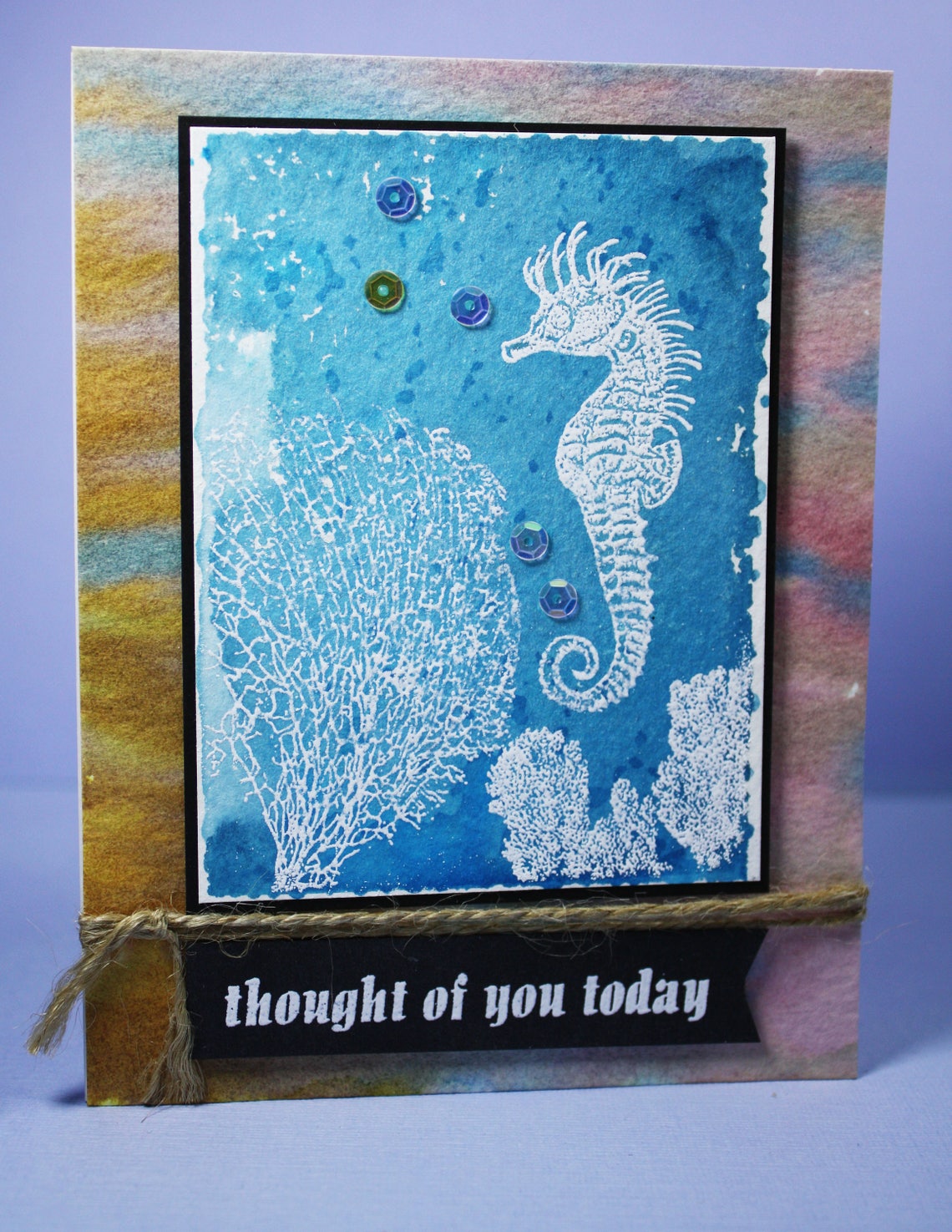 FAN CORAL Rubber Stampreef Coral Rubber Stamptwo | Etsy