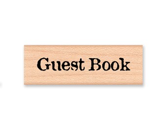 Guest Book Stamp | Etsy
