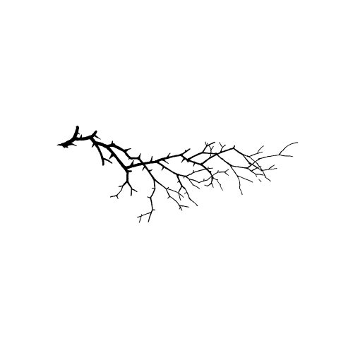 Winter Tree Branch Cling Rubber Stamp N397 - Etsy