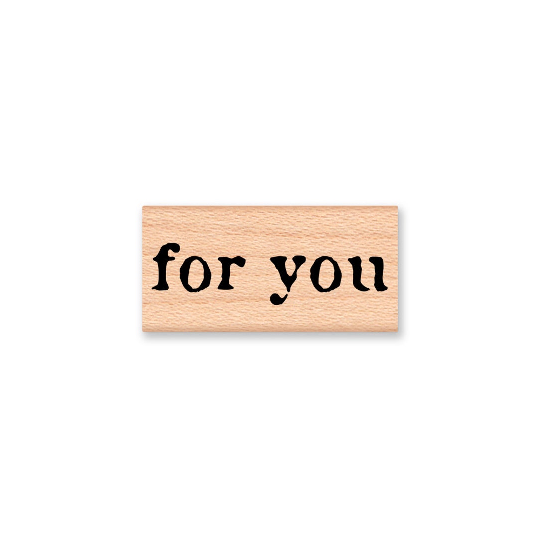 For You-lower Case Letters -wood Mounted Rubber Stamp (MCRS 23-35) - Etsy