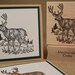 BUCK STAMP DEER Forest Stag Woodland Animal Dad Father's Day ...