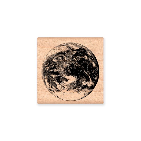 Planet Rubber Stamp - Etsy