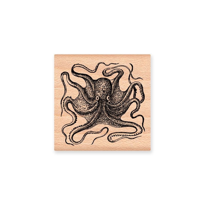 Octopus Stamp - Etsy
