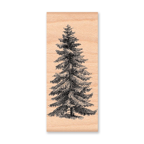Pine Tree Stamp - Etsy